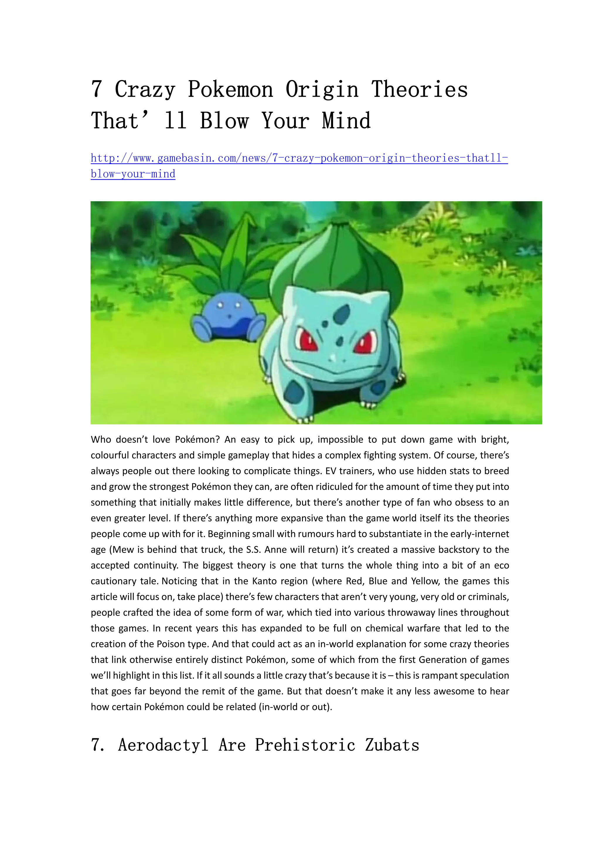 7 crazy pokemon origin theories that’ll blow your mind www.gamebasin.com