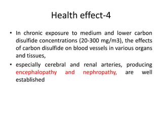 Cs2 overview-Occupational health | PPTX