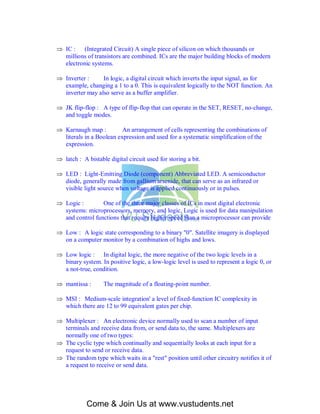 Cs302 shortnoteslectures1to45 | PDF