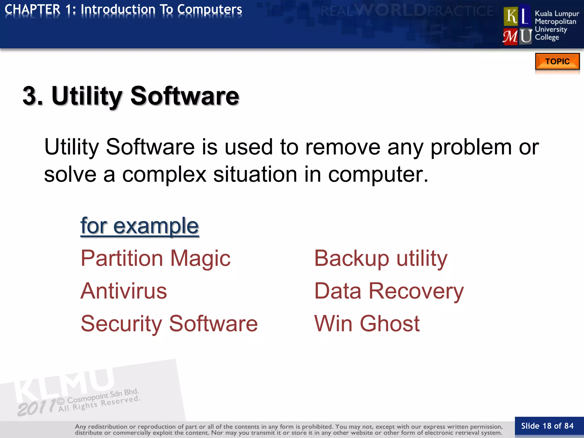 Introduction To Computer Pdf Operating Systems Computer Software And Applications
