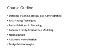 CS3270 - DATABASE SYSTEM - Lecture (1) | PPTX