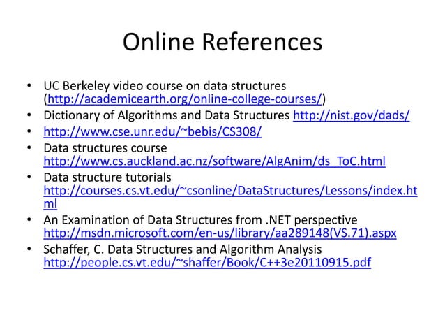 Cs 331 Data Structures | PPT