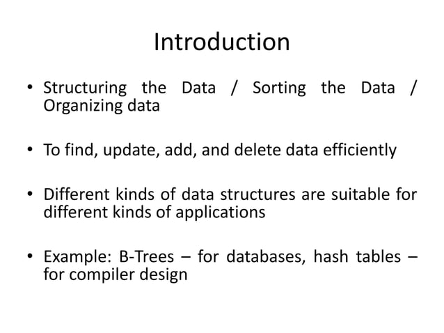 Cs 331 Data Structures | PPT