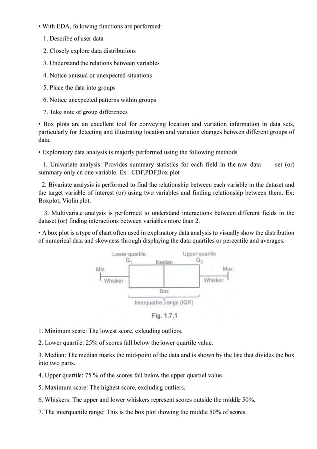 Cs3352 Foundations Of Data Science Notes Pdf Databases Computer