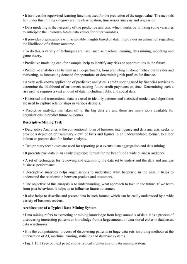 Cs3352 Foundations Of Data Science Notespdf Databases Computer Software And Applications
