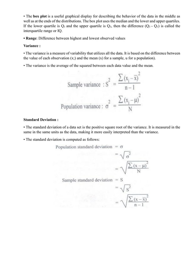 CS3352-Foundations of Data Science Notes.pdf | Databases | Computer ...