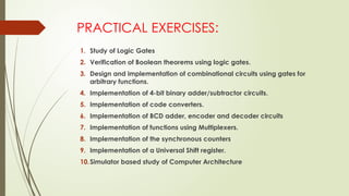 CS3351 digital principles and computer organization | PPTX