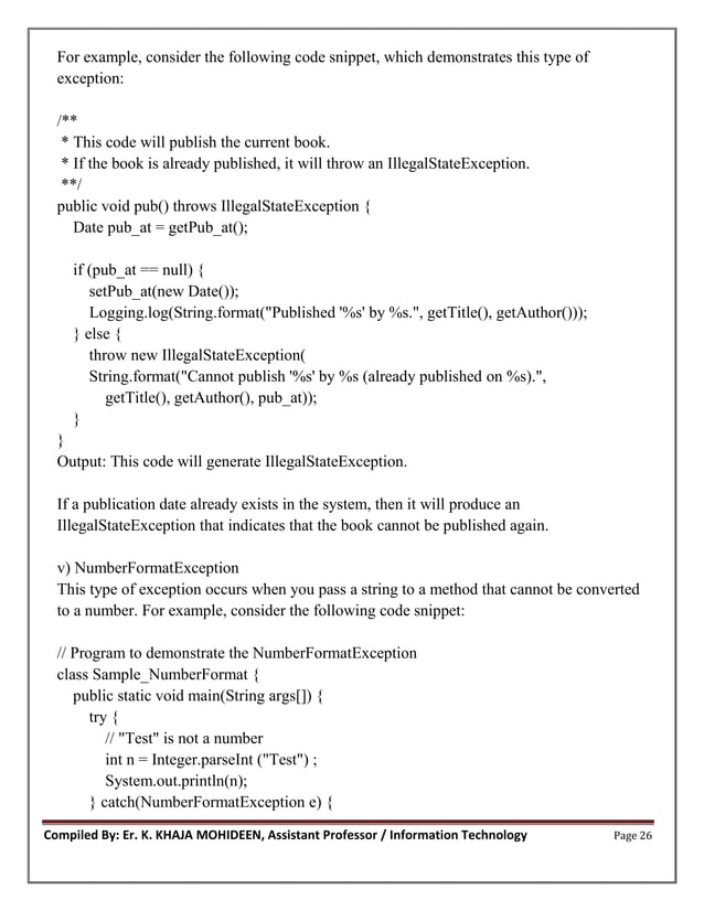 Cs3391 Oop Unit Iii Notes Finalpdf 1123