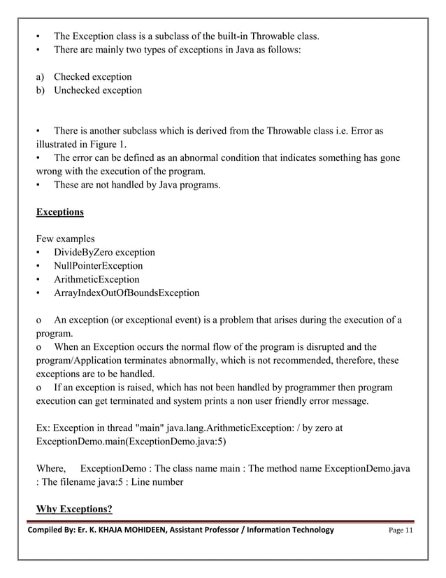 CS3391 -OOP -UNIT – III NOTES FINAL.pdf CS3391 -OOP -UNIT – III NOTES FINAL.pdf