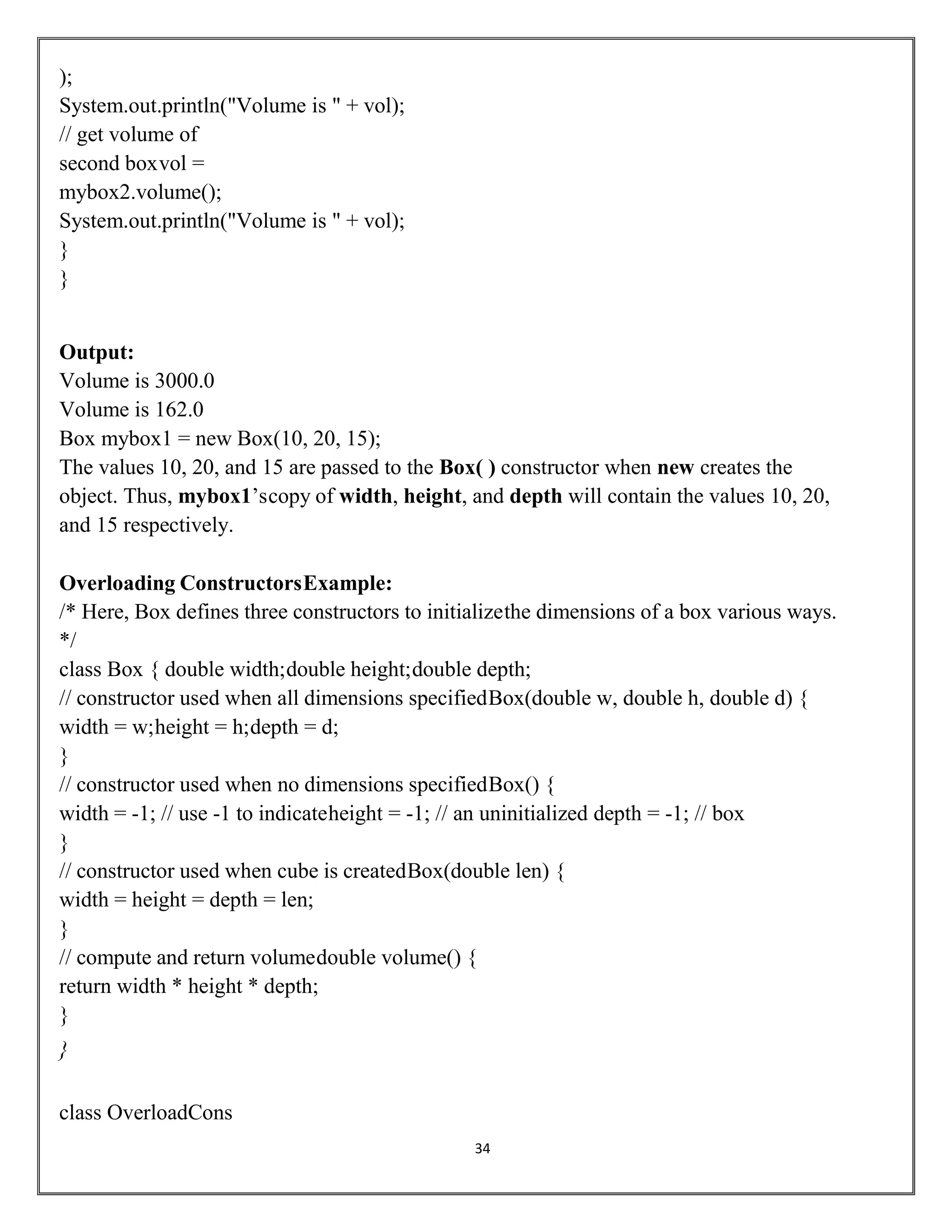 Cs3391 Oop Unit I Notes Finalpdf Programming Languages Computing 1088