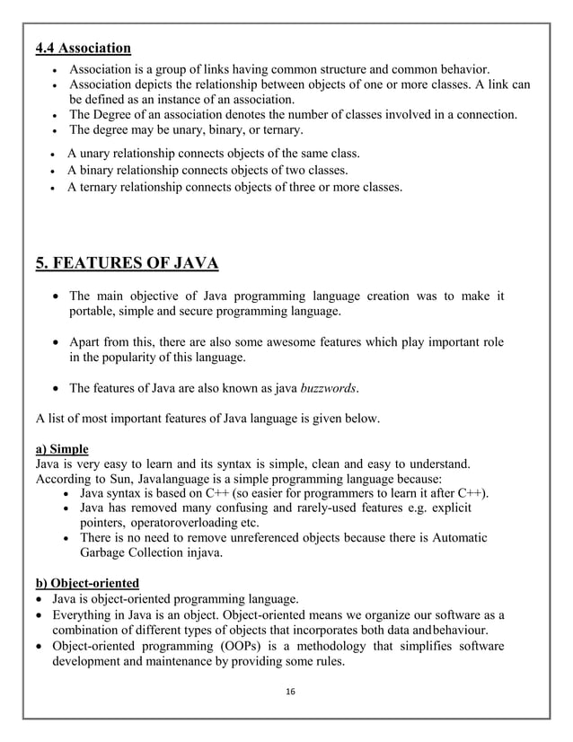 CS3391 -OOP -UNIT – I NOTES FINAL.pdf | Programming Languages | Computing