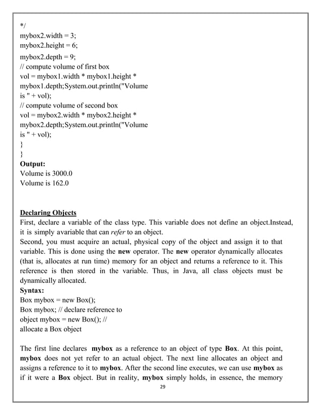Cs3391 Oop Unit I Notes Finalpdf Programming Languages Computing