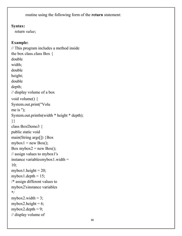 CS3391 -OOP -UNIT – I NOTES FINAL.pdf | Programming Languages | Computing