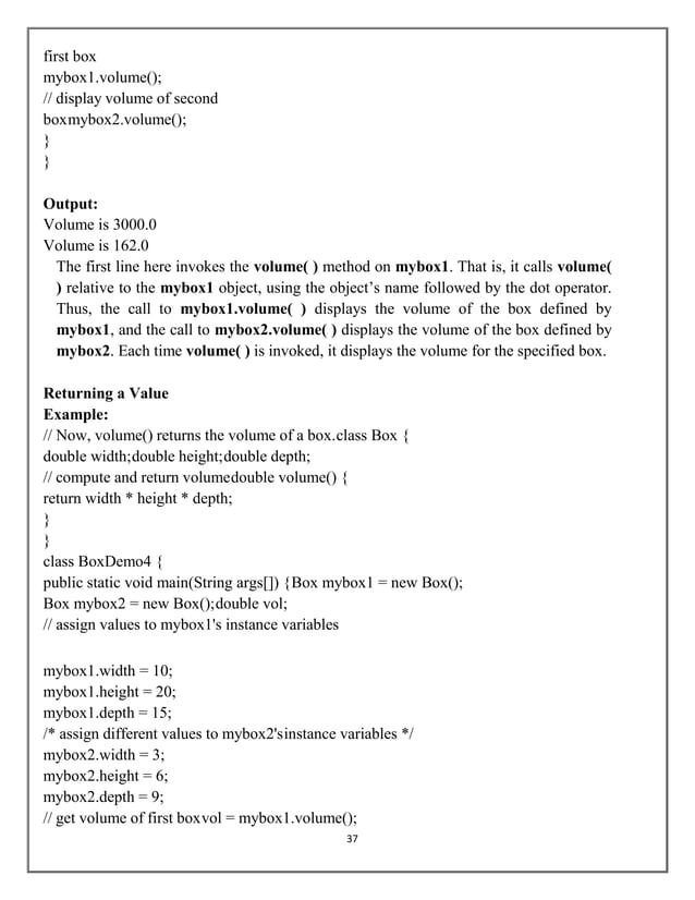 CS3391 -OOP -UNIT – I NOTES FINAL.pdf | Programming Languages | Computing