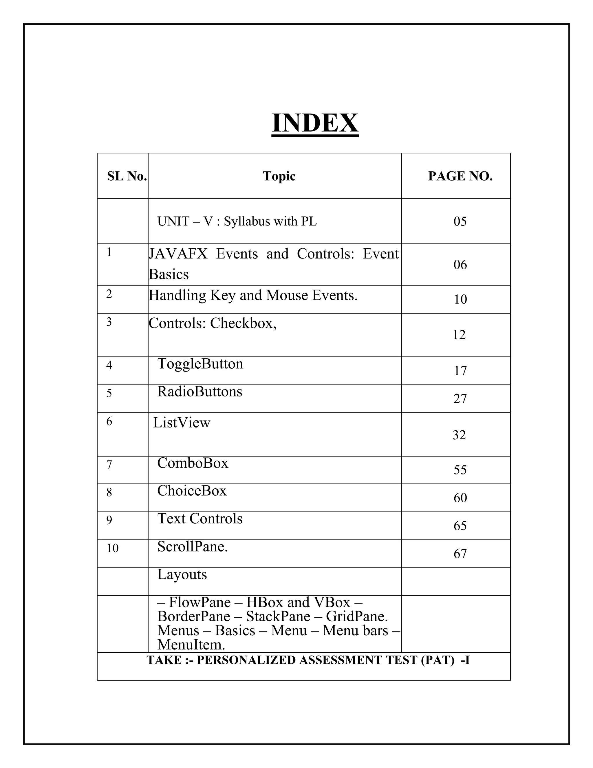 CS3391 -OOP -UNIT – V NOTES FINAL.pdf
