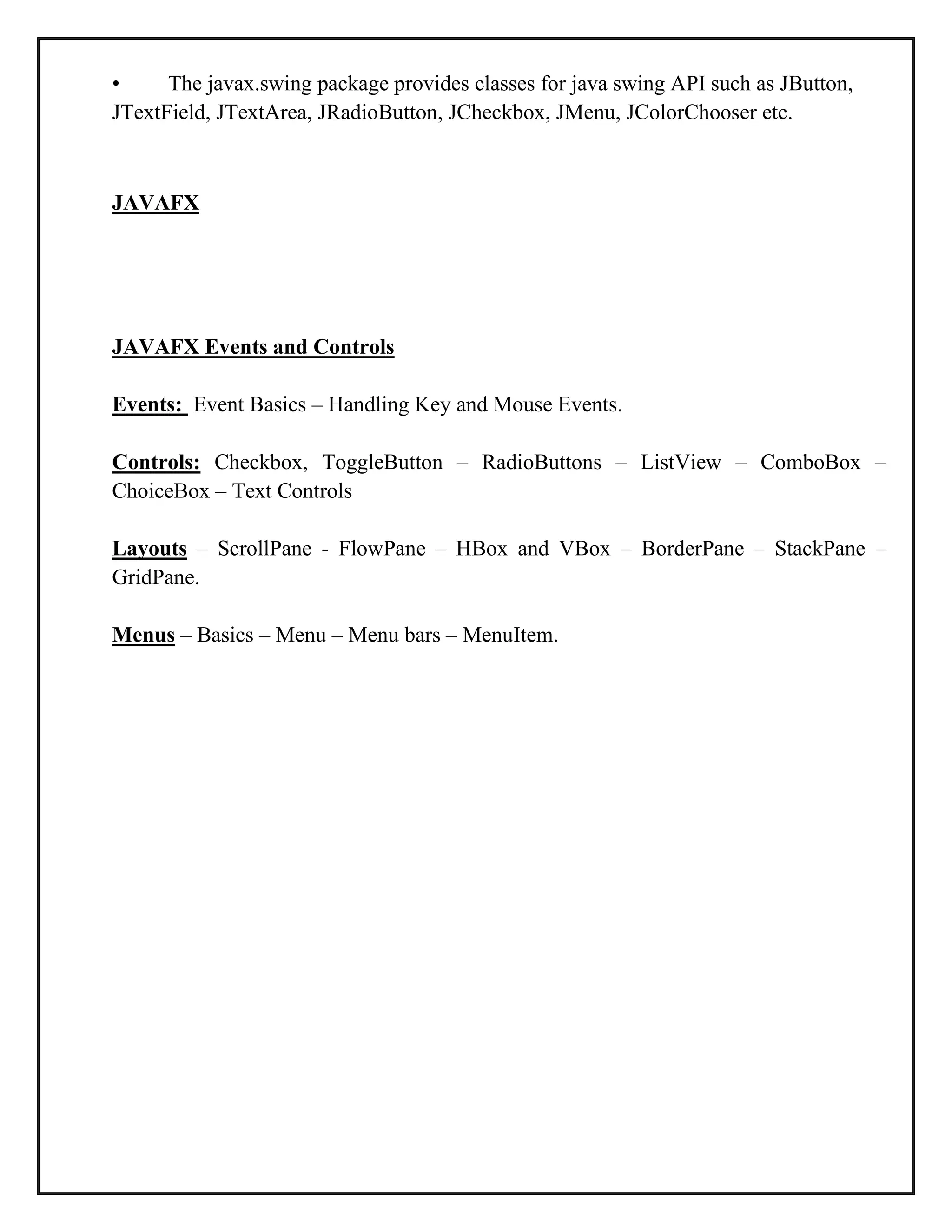 CS3391 -OOP -UNIT – V NOTES FINAL.pdf