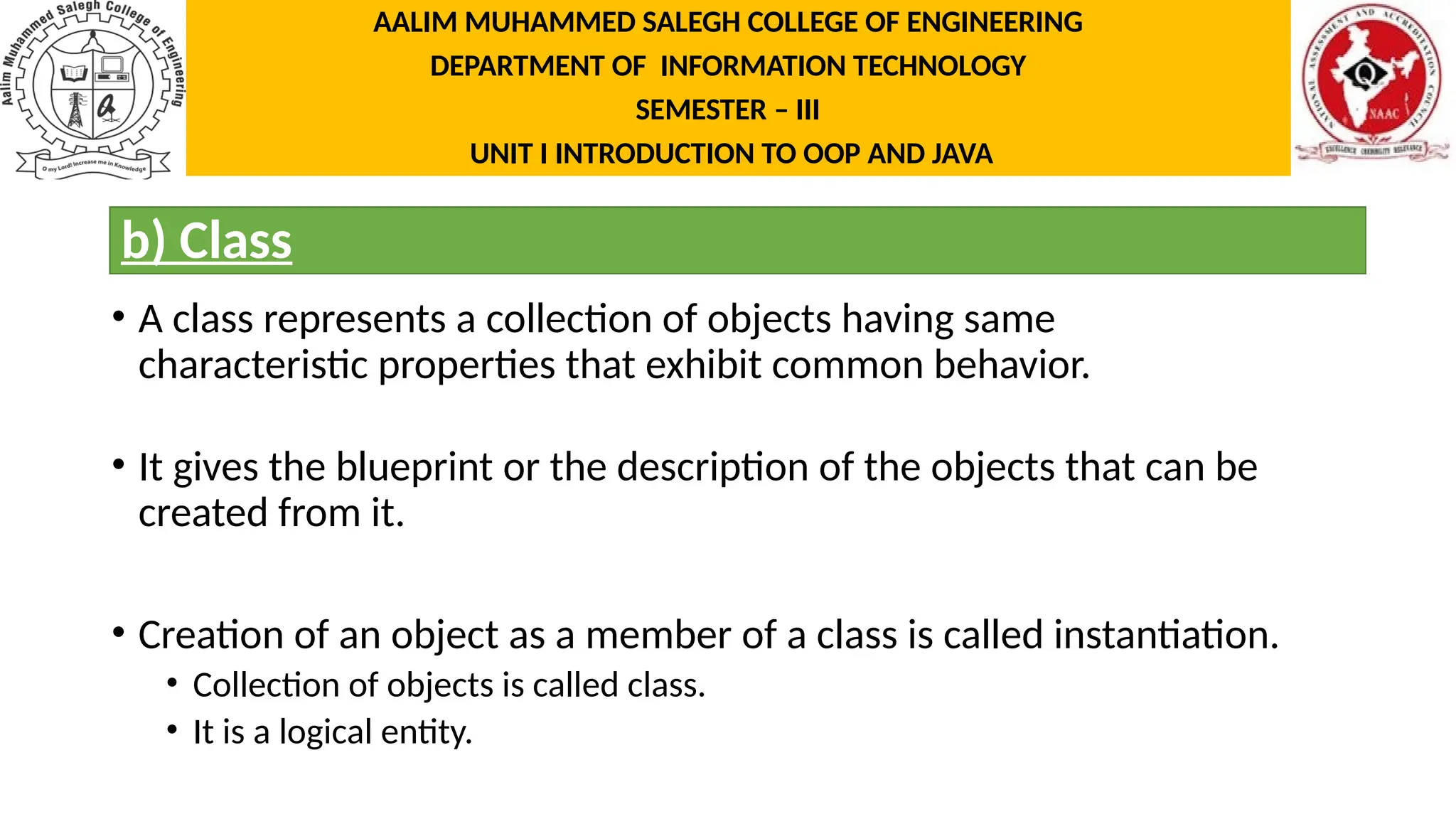 Cs3391 Object Oriented Programmingppt Topic 3pptx Programming