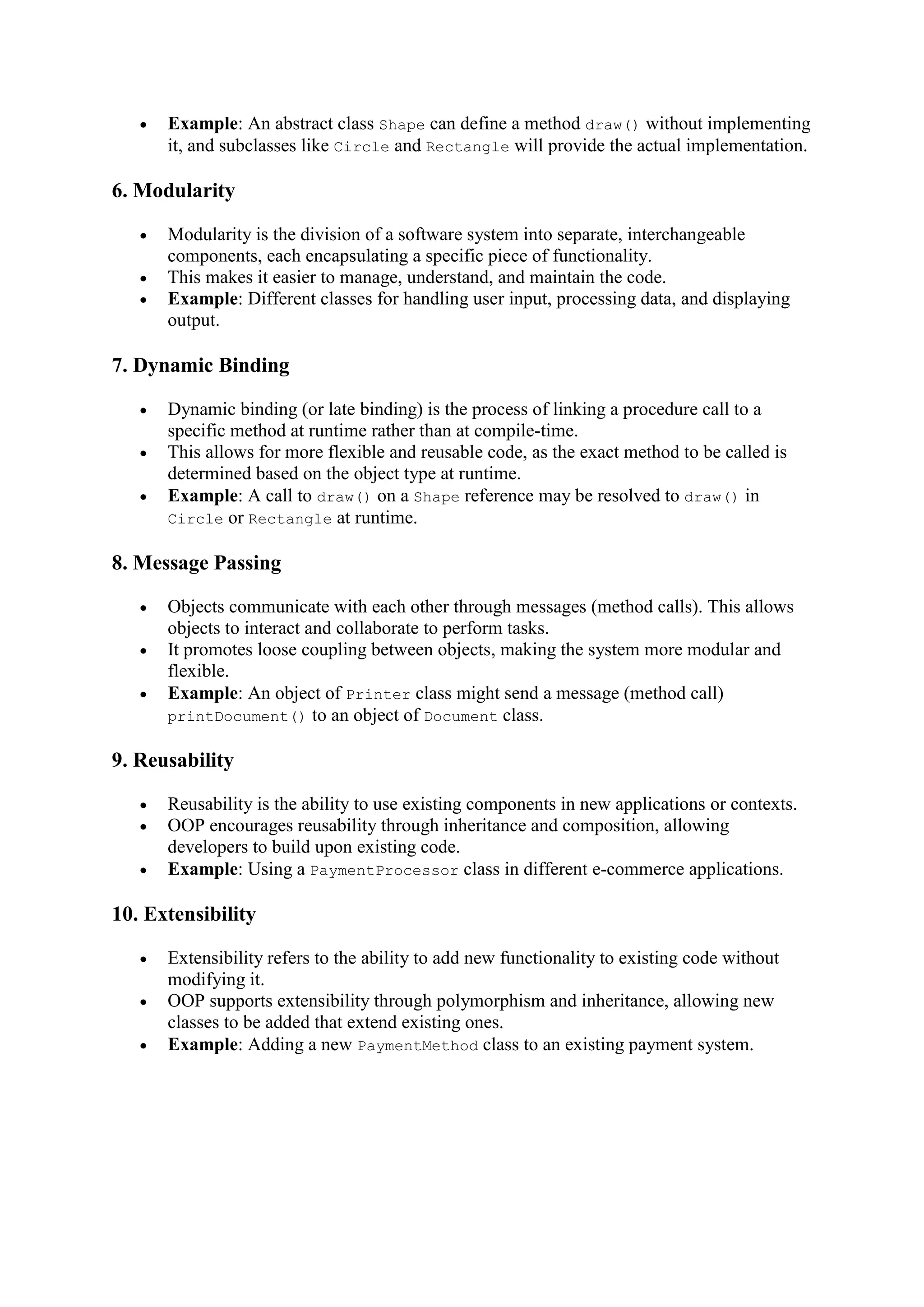 CS3391 Features of Object Oriented .docx