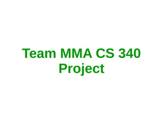 CS 340 Project | ODP