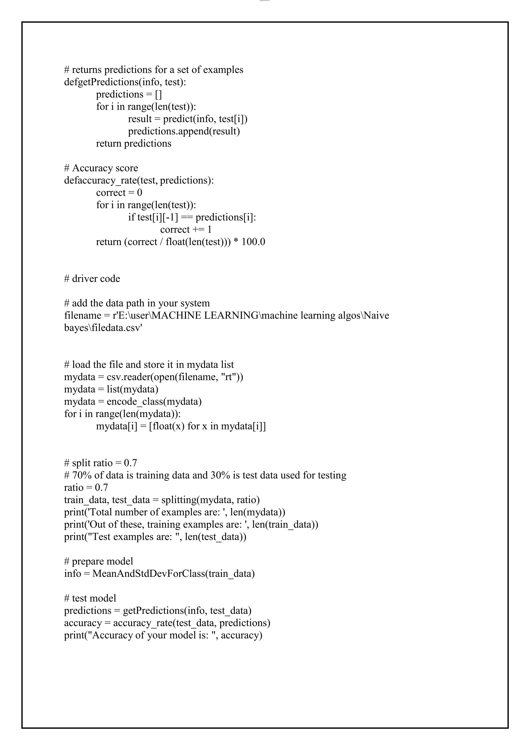 CS3491-AI and ML lab manual cs3491 r2021 | DOCX