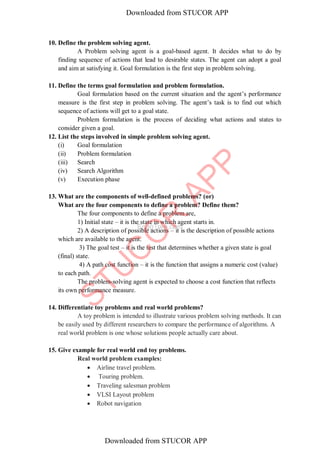 CS3491_Artificial Intelligence and data science _ QB | PDF