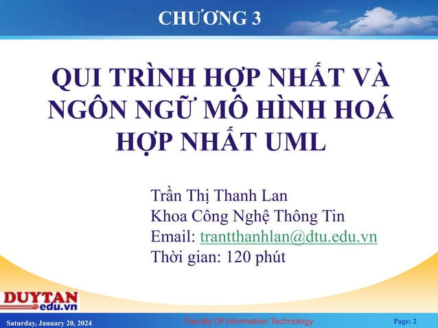 CS 353 - han Tich Thiet Ke Huong Doi Tuong - 2020F - Lectures Slides - 3.ppt