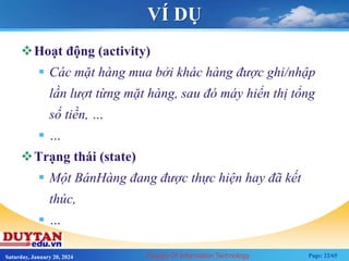 CS 353 - han Tich Thiet Ke Huong Doi Tuong - 2020F - Lectures Slides - 3.ppt