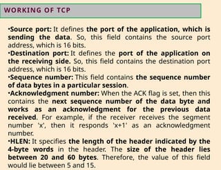 CS3591- Computer Networks Unit-2 Transport layer | PPTX