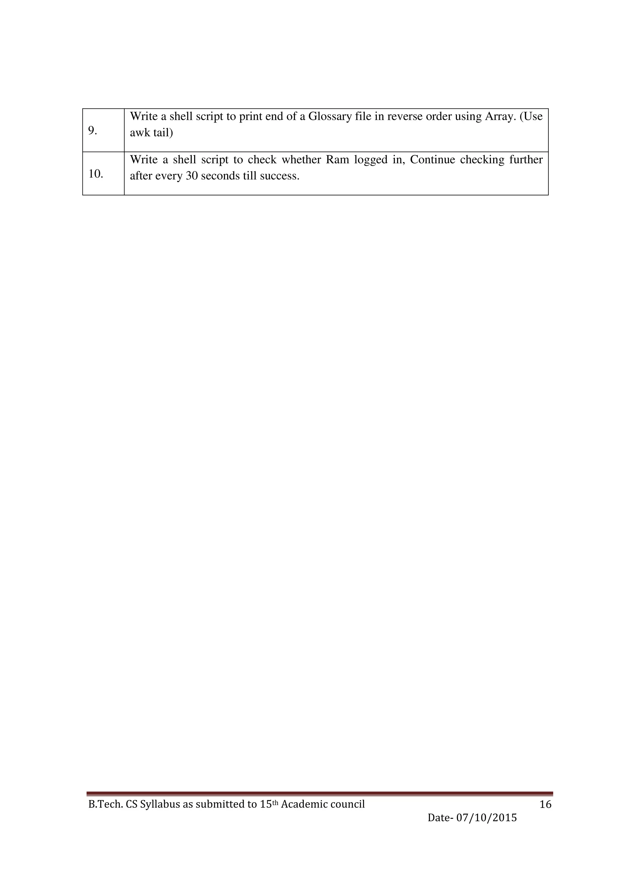 rtu cs branch syllabus | PDF