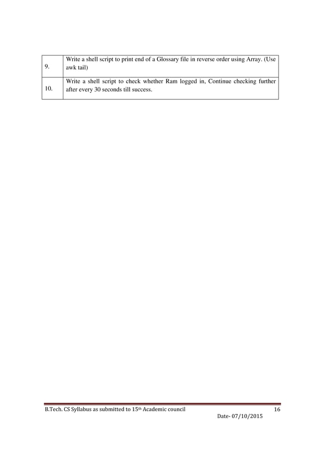 rtu cs branch syllabus | PDF