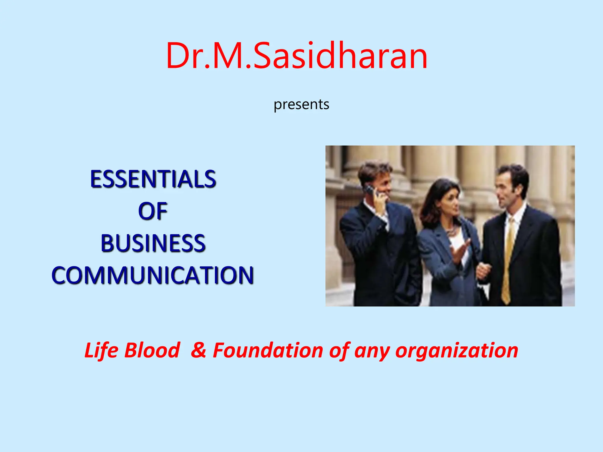 Essentials of Business Communication Skills | PPT