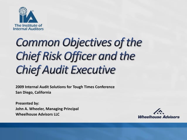Common Objectives of the CRO and the CAE | PDF | Business ...