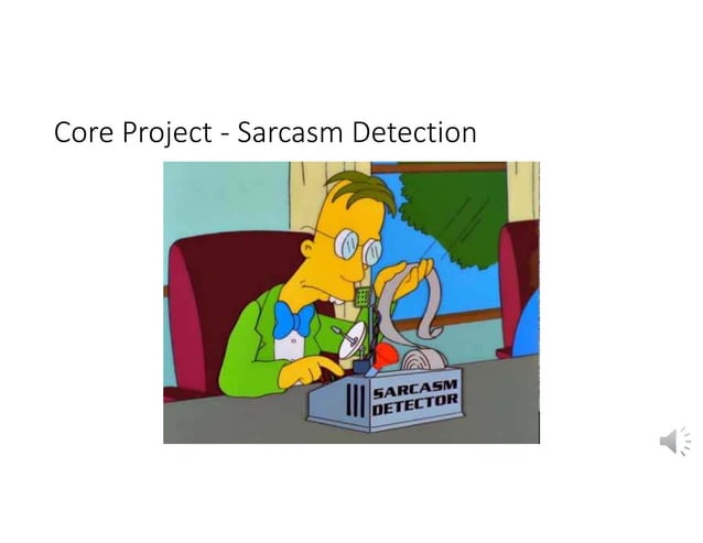 Sarcasm Detection Slides Pdf