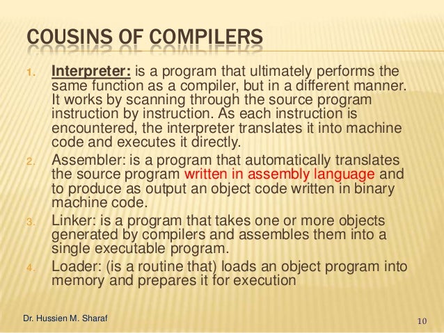 Cs419 Compiler lec1&2 introduction