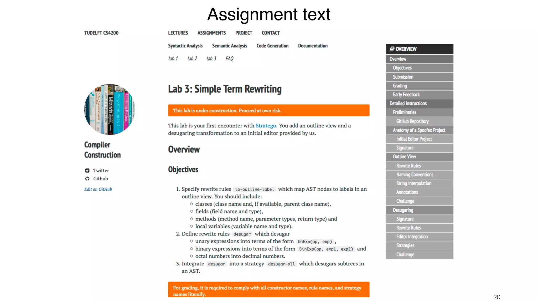 Compiler Construction Lecture 1 What Is A Compiler Pdf 1629