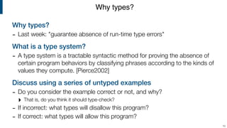 Compiler Construction | Lecture 7 | Type Checking | PPT