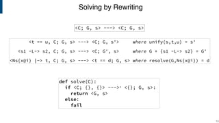 Compiler Construction | Lecture 9 | Constraint Resolution | PDF