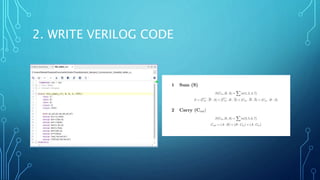 Verilog & Vivado Quickstart | PPTX
