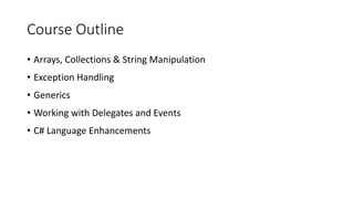 CS4443 - Modern Programming Language - I Lecture (1) | PPT