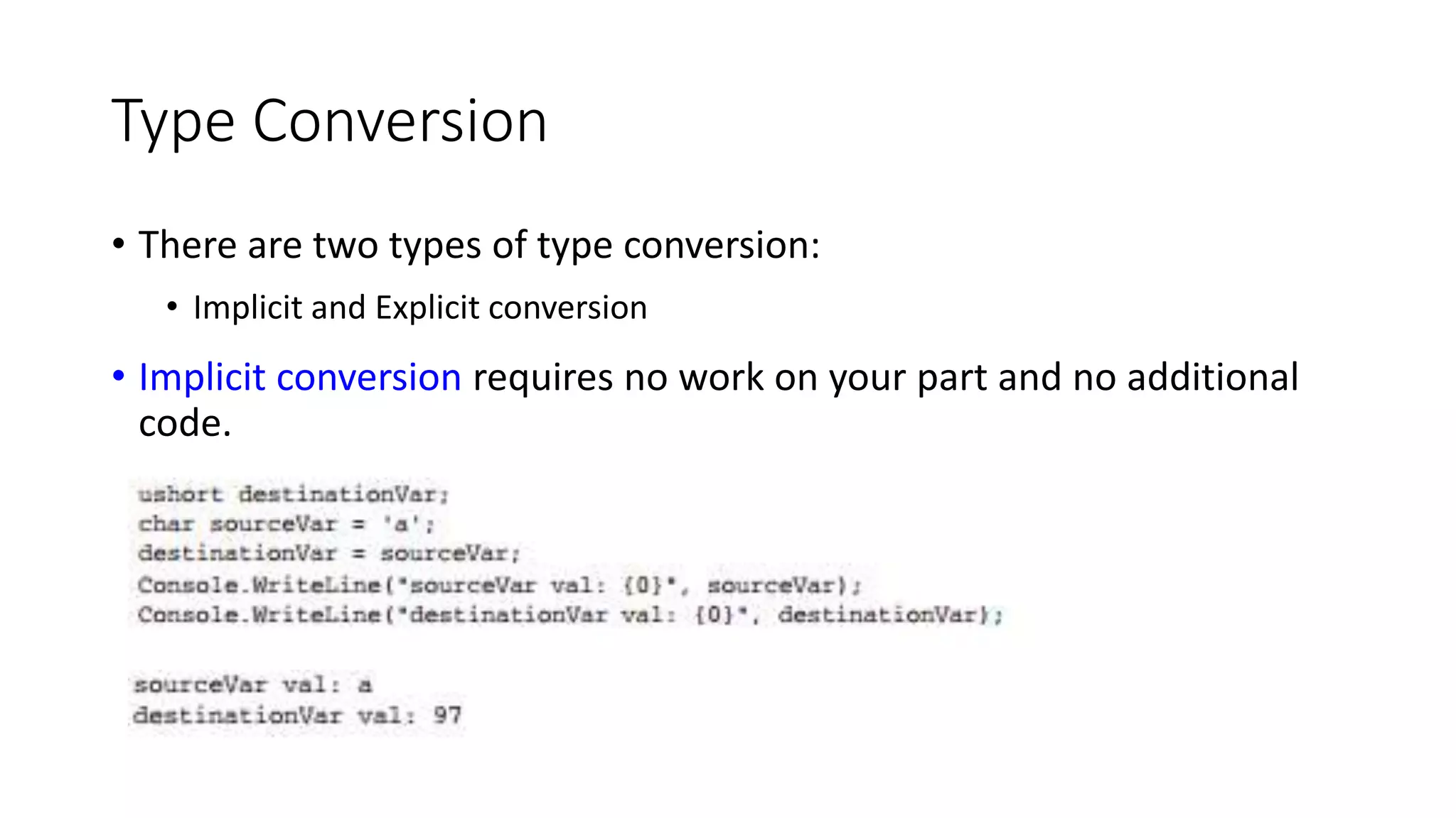 Cs4443 Modern Programming Language I Lecture 2 Ppt