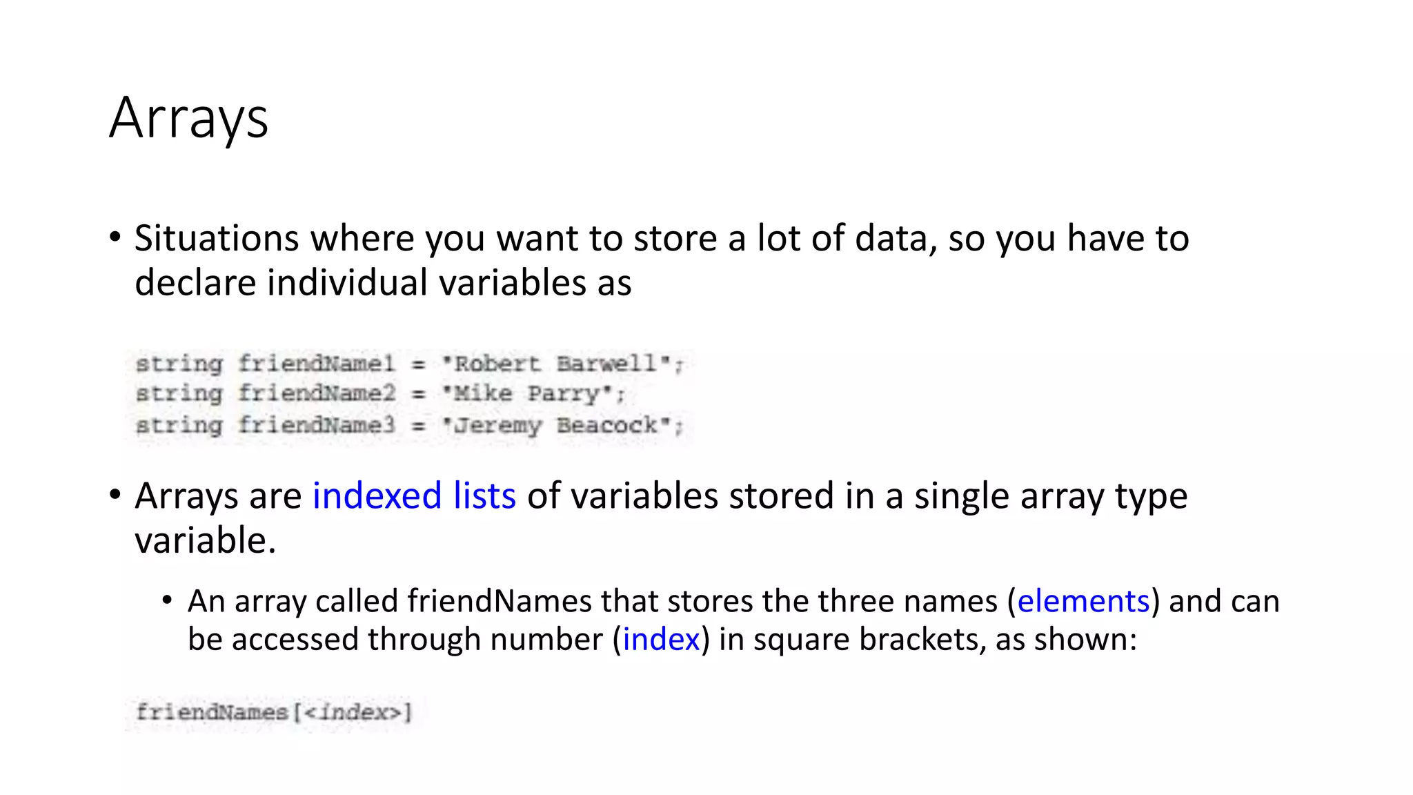 Cs4443 Modern Programming Language I Lecture 2 Ppt