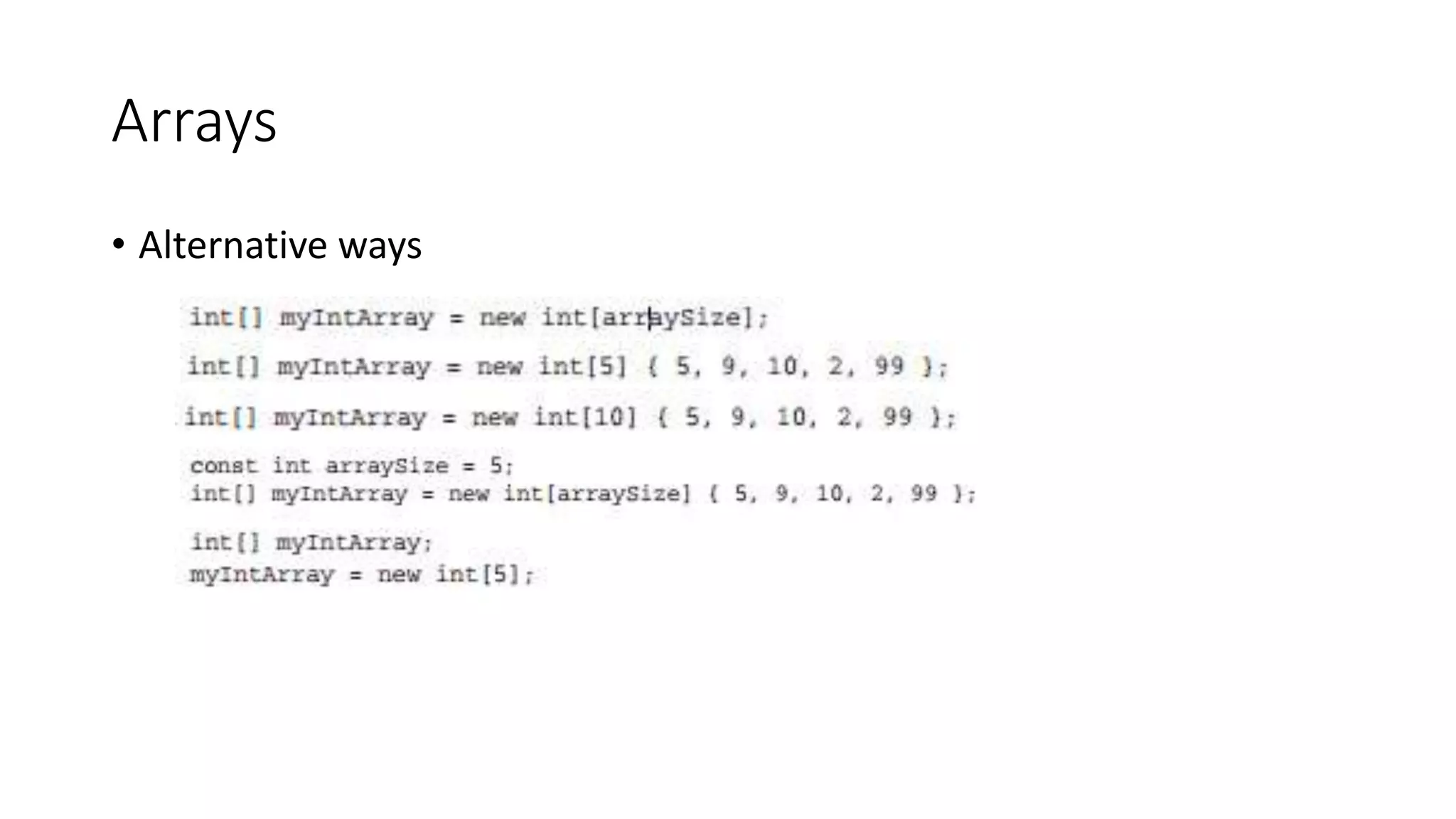 Cs4443 Modern Programming Language I Lecture 2 Ppt