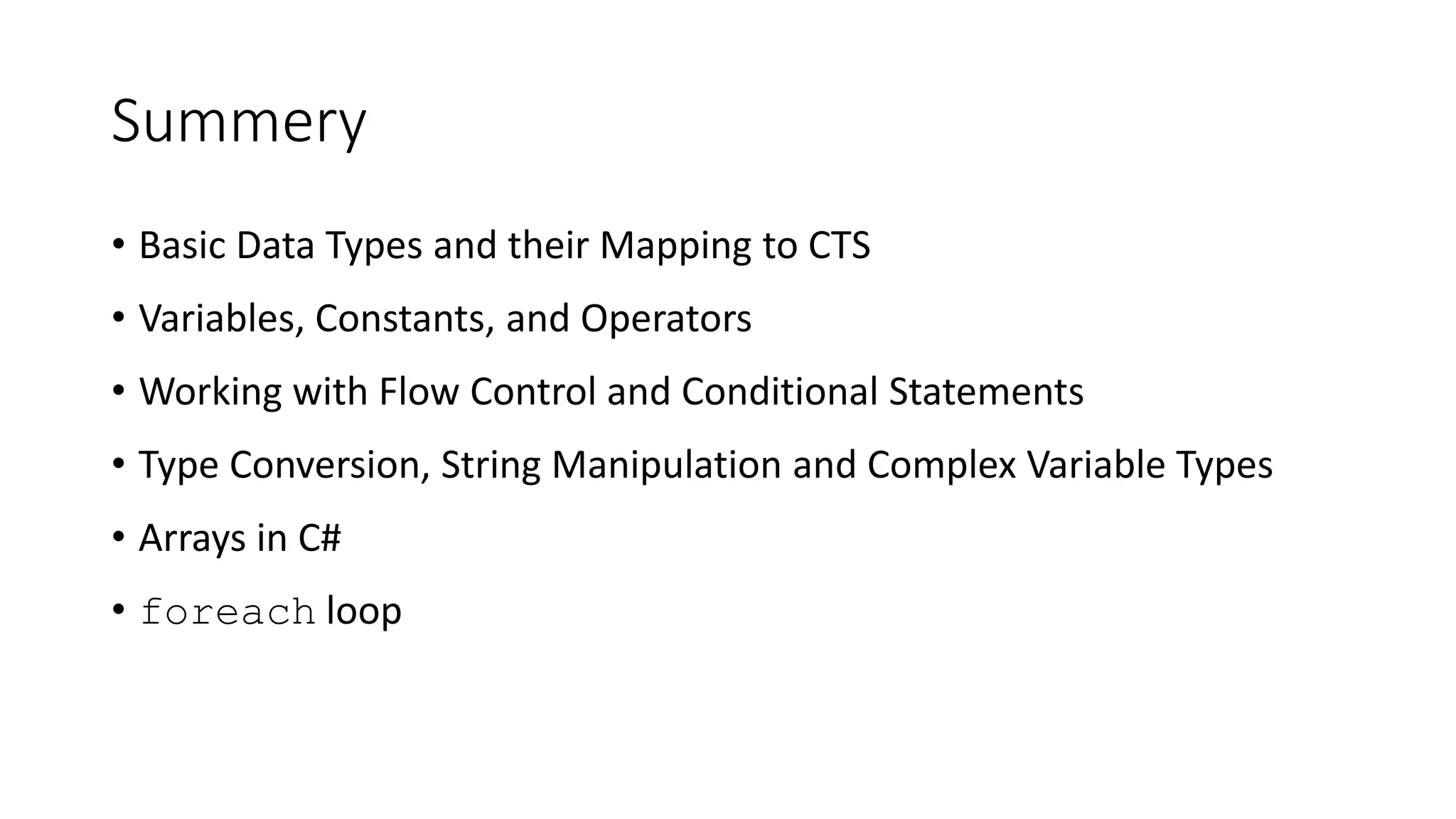 Cs4443 Modern Programming Language I Lecture 2 Ppt