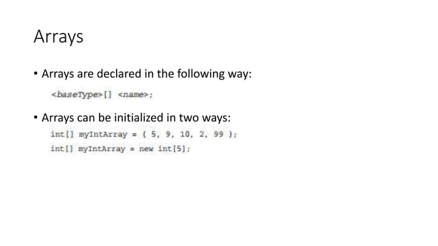 CS4443 - Modern Programming Language - I Lecture (2) | PPTX ...