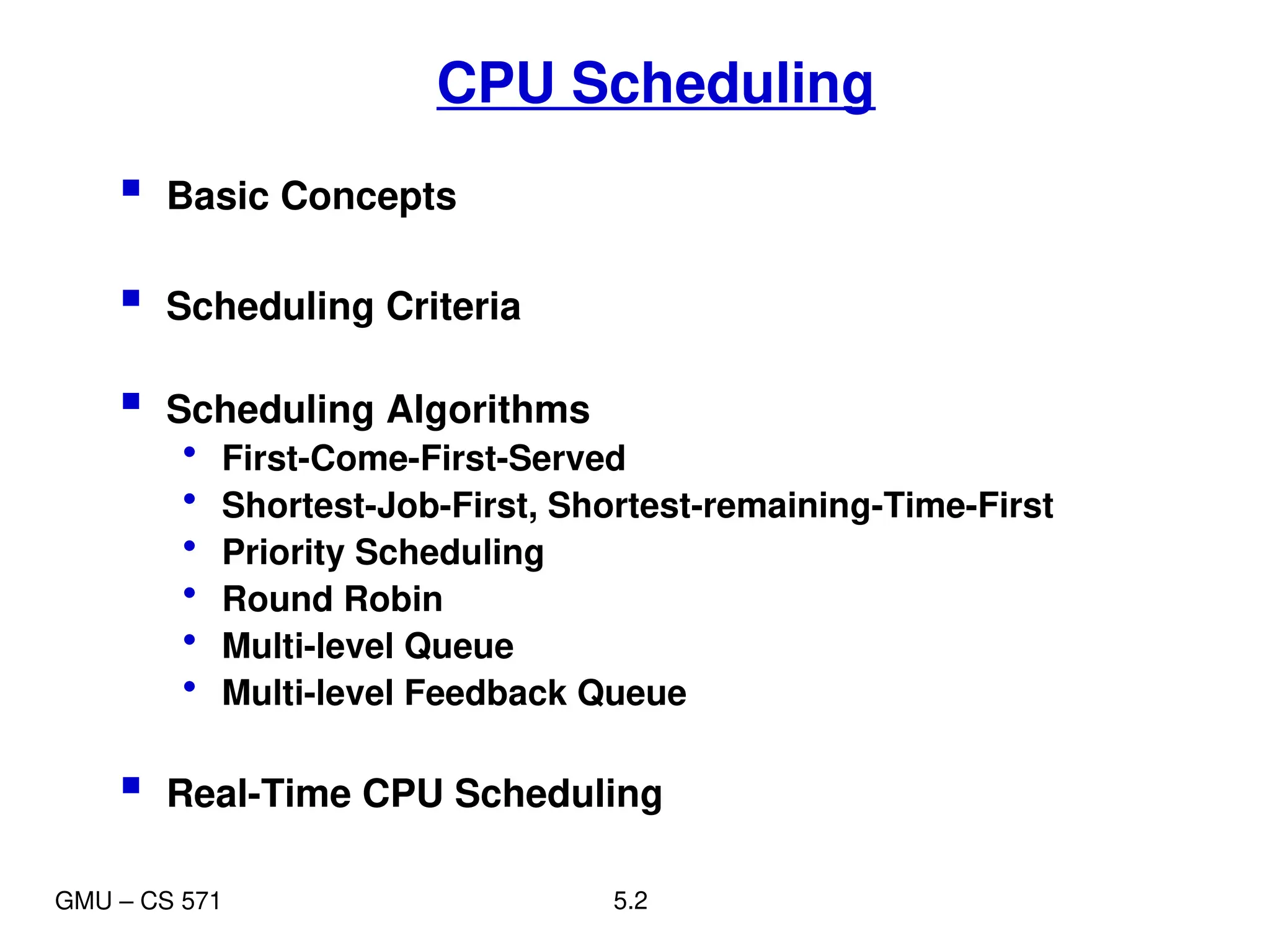 Scheduling Algorithms for CPU Scheduler.ppt