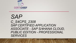 Latest 2023 C_S4CPS_2308 Questions Answers PDF Guide.pptx