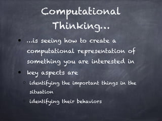 Computational Thinking and Data Representations | PDF