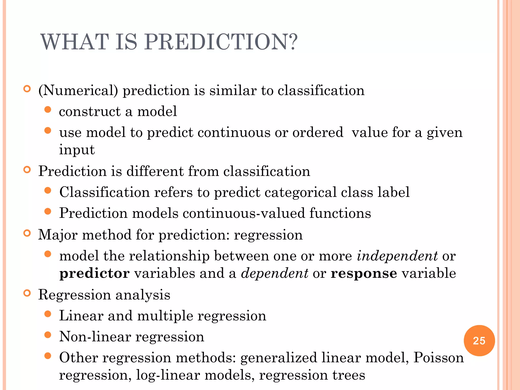 Cs501 classification prediction | PPT | Databases | Computer Software and Applications
