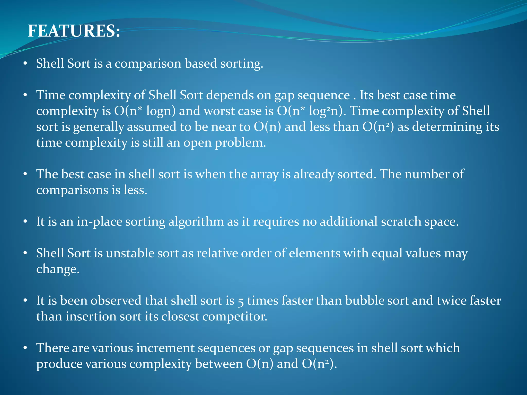 shell and merge sort | PPT