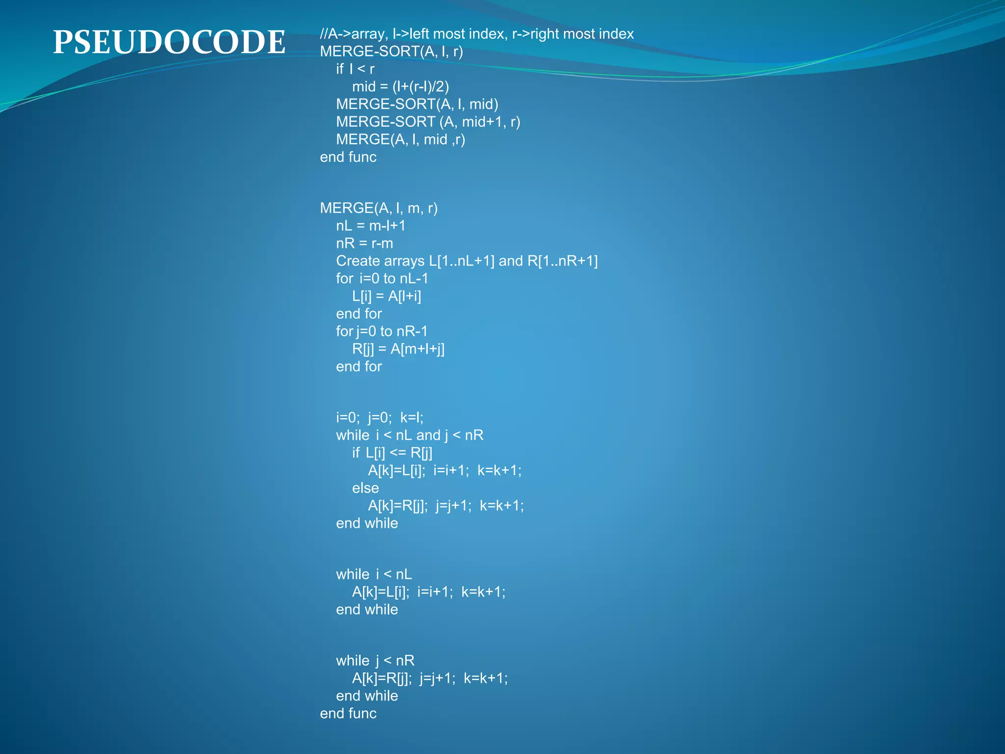 shell and merge sort | PPT